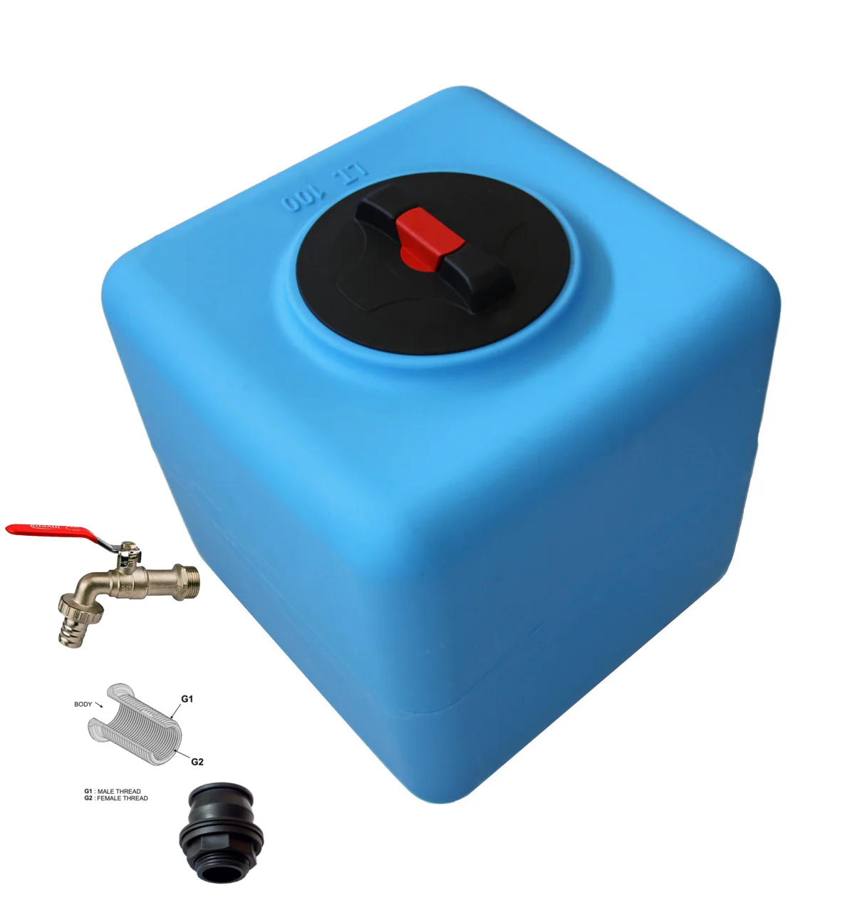 Drikke vandtank beholder sæt til nødforsyning af drikkevand – vandtanke.dk